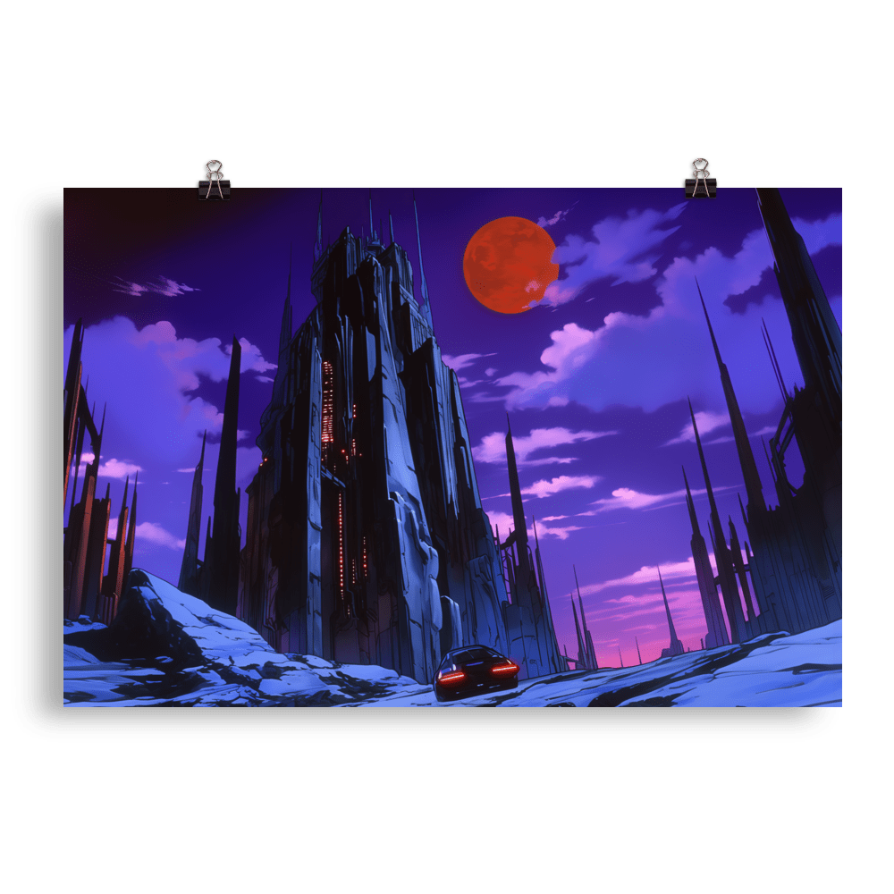 Cyber Vampire Castle - Poster – Brunirax Shop