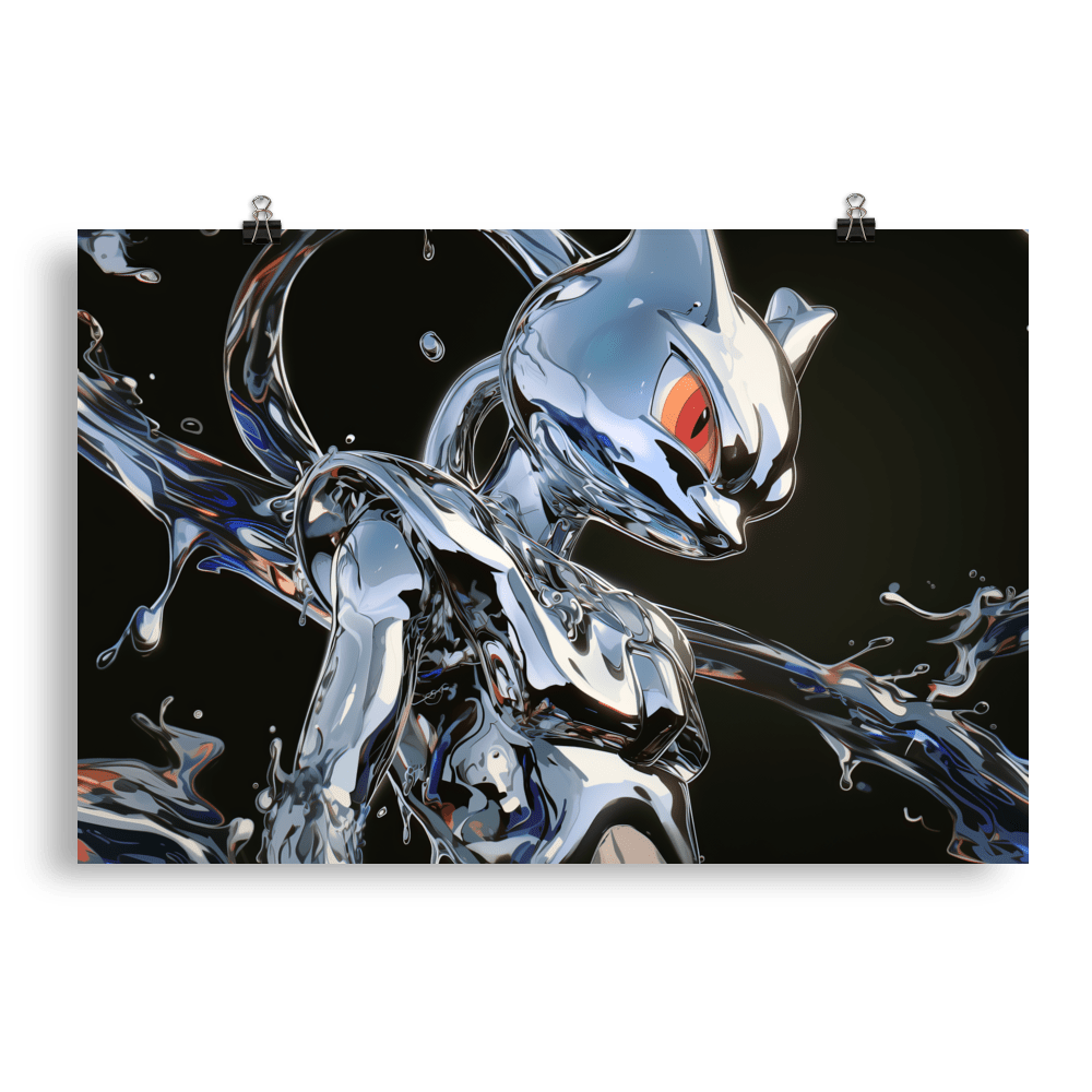 Metal Chrome Monster - Poster – Brunirax Shop